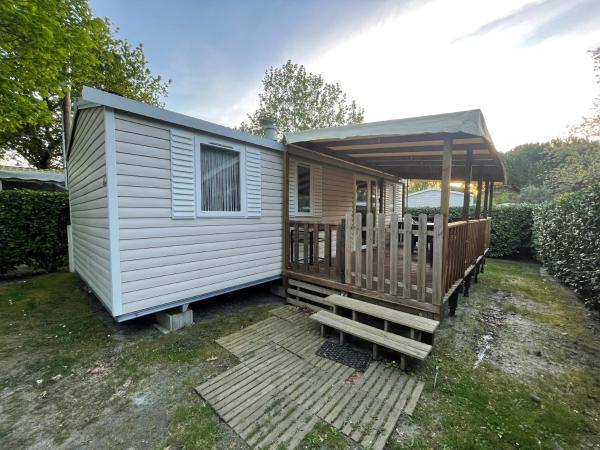 Mobilhome 8 Pers Climatisé La Reserve 4 éToiles Gastes Piscine Proche Lac - Landes