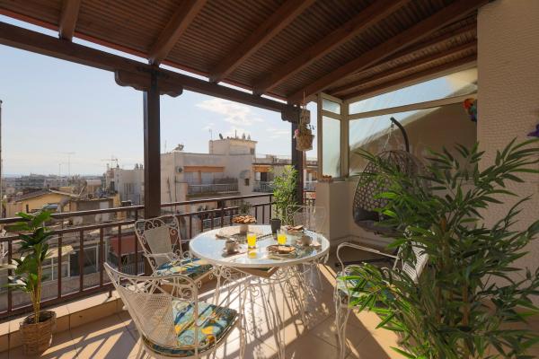 Sunset Terrace, 3br, Thessaloniki City Center - Thessaloniki