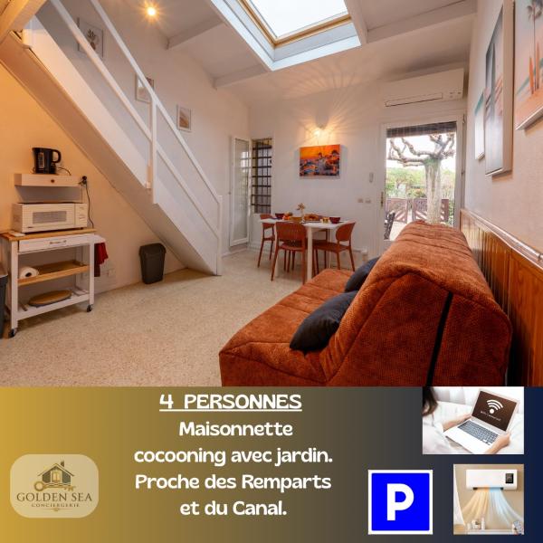 Petit Cocon Rénové 4 Pers, Clim, Wifi, Parking - Le Grau-du-Roi