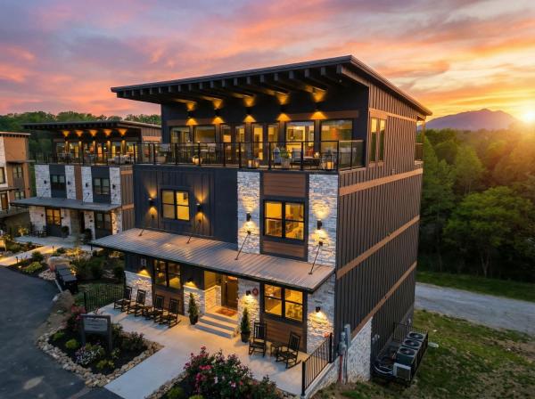 Whispering Pines Cabin - Waterpark - Sleeps 26 - Sevierville, TN