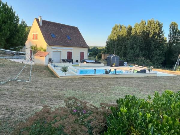 Maison 6km De Sarlat Piscine Chauffée Et Jacuzzi - Domme