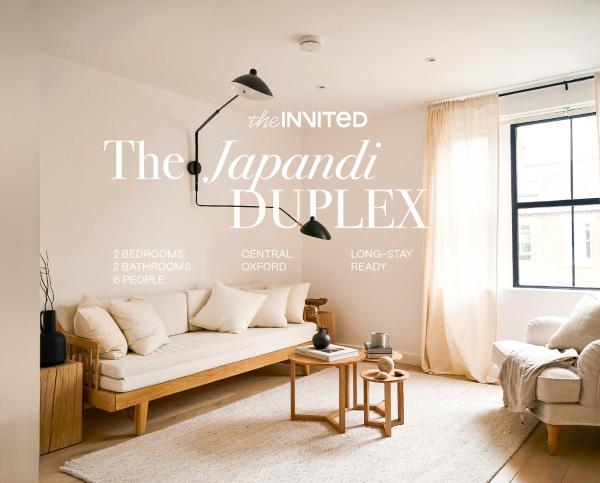Japandi Duplex 2br Modern Designer Flat - Oxford