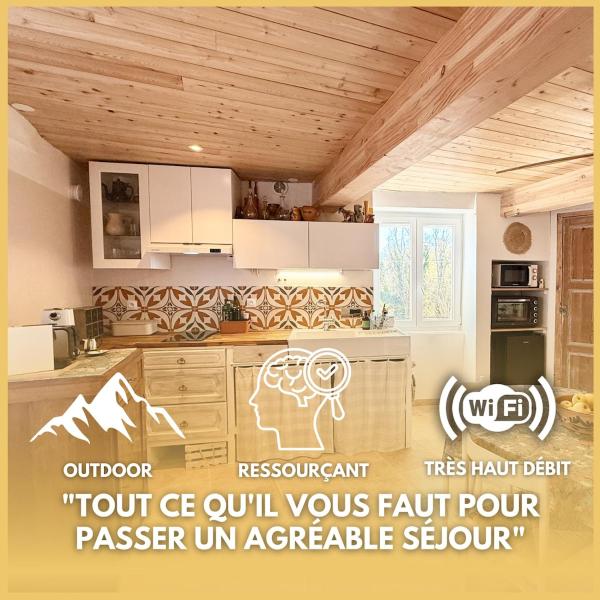 Magnifique Gîte Benvengudo à Ribiers Wi-fi Proche Gorge De La Méouge Et De Sisteron - Sisteron