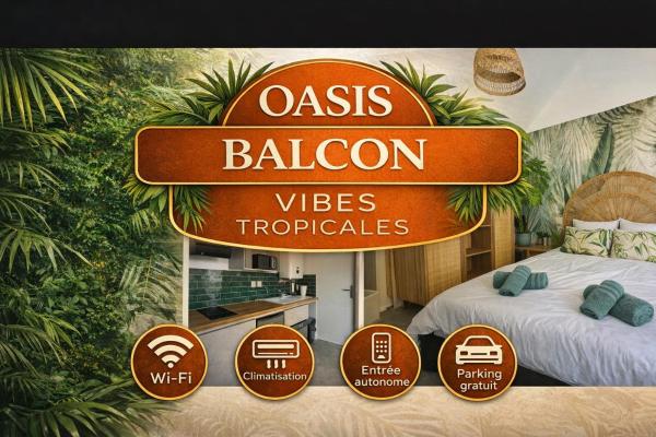 Oasis Balcon Vibes Tropicales Arena Parc Expo Clim - Pérols