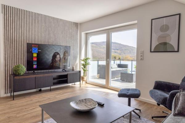 2 Schlafzimmer Apartment Mit Großer Terrasse - Burbach