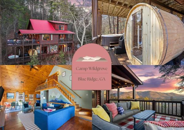 Camp Wildgrove - 4 Br With Hot Tub & Stunning Views - 블루 리지