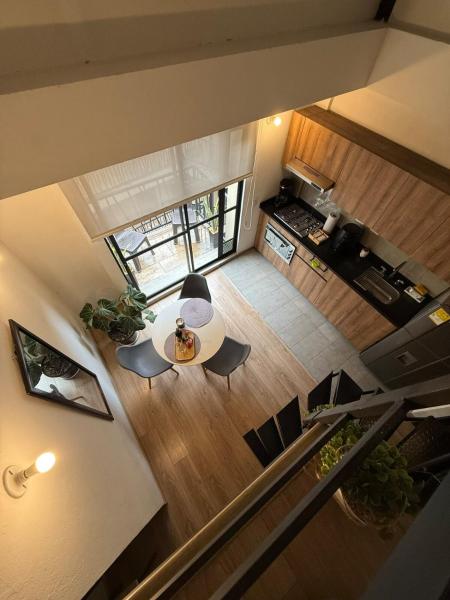 Modern Industrial Loft View Of Bogotá Candelaria - Restrepo