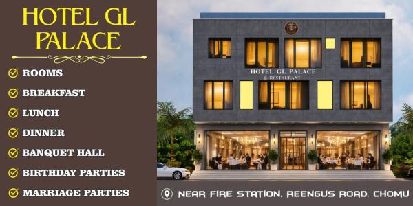 Hotel G L Palace And Restaurant - Chomu