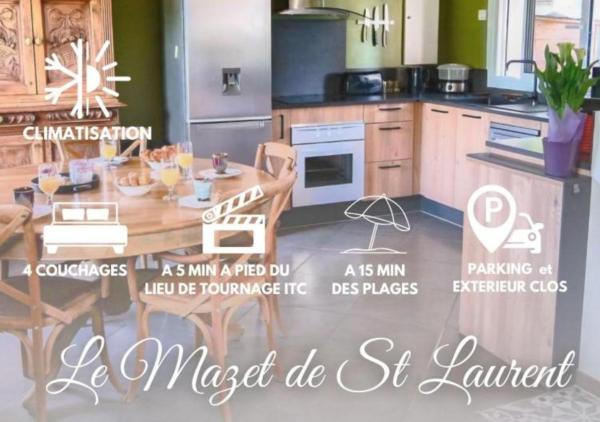 Le Mazet De St Laurent - 4 Personnes - Idéalement Situé - Saint-Laurent-d'Aigouze