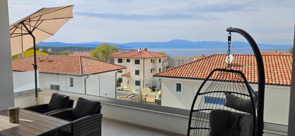 Penthouse Luna Panorama View - Malinska