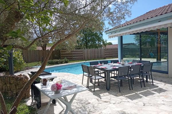 Villa With Private Pool On The Shores Of Lake Leon - Moliets-et-Maa