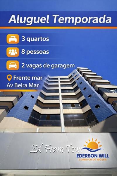 Frente Mar - 501 Fran Tower · 3 Quartos, 2 Vagas Praia Do Morro - Guarapari