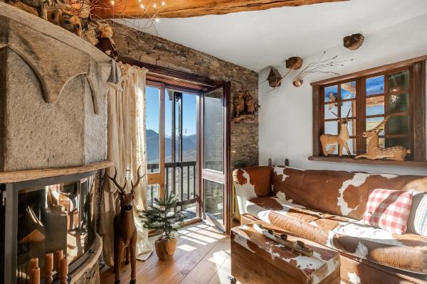 Grange Romantic Retreat Mountain View - Happy Rentals - Abriès