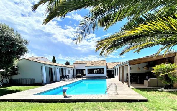 Modern Designed Villa Summer Pool Ac - Île de Ré