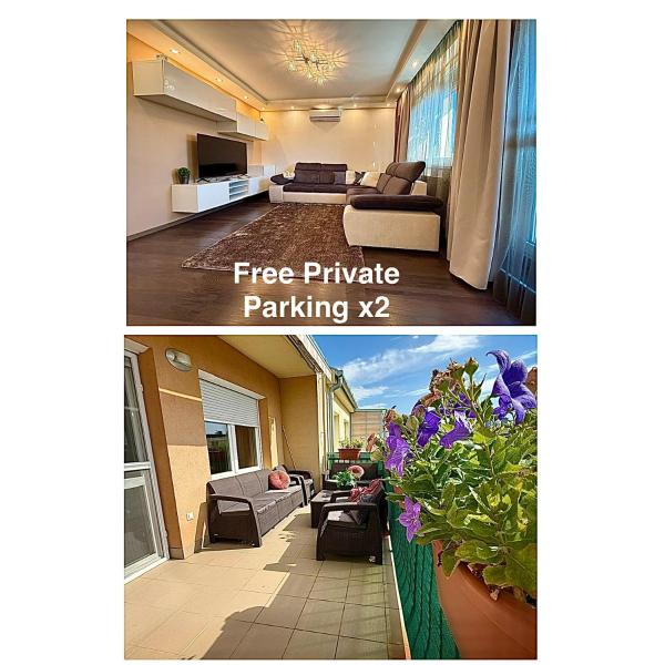 Local-lux Premium Apartment- 2 Bedrooms Balcony -2 Private Parking - Kecskemét
