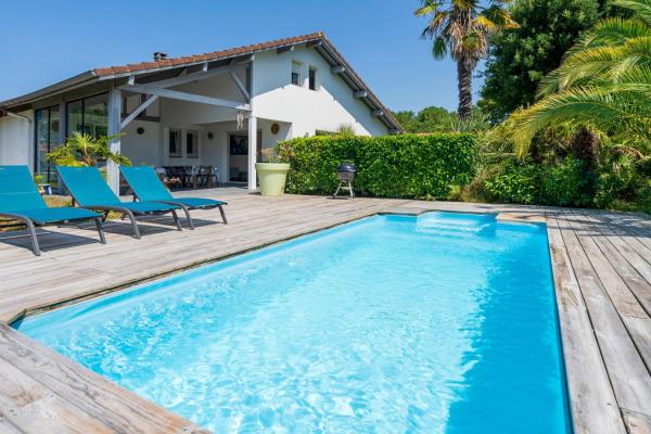 Jolie Maison Landaise Avec Piscine - Landes