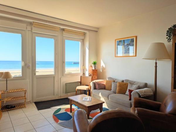 Maison Face à La Plage- Vue Mer- 4 Chambres- Jardin Clos - Pléneuf-Val-André