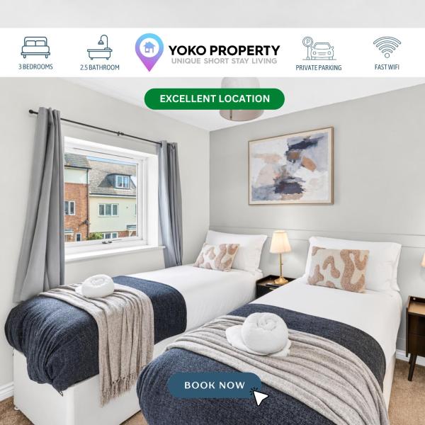 Stylish House • Excellent Location • Free Parking • Super-fast Wifi • Self-check-in • Yoko Property - Bedfordshire