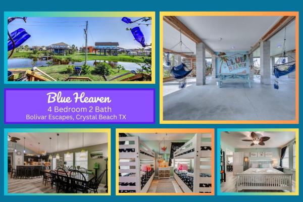 Blue Heaven Home - Crystal Beach, TX