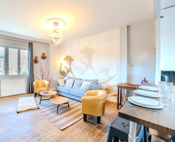 L'élégant Japandi - ibis Styles Caen centre gare