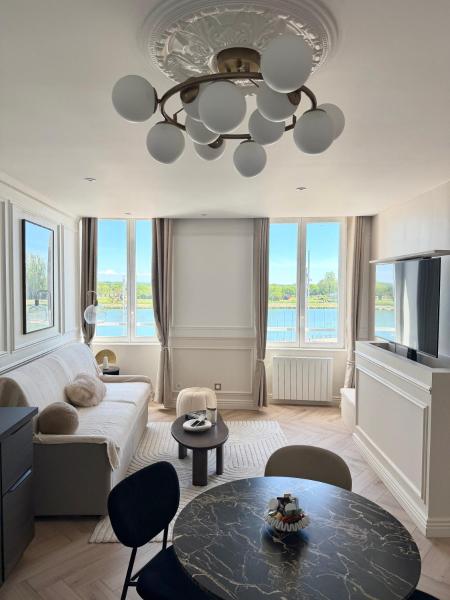 Très Bel Appartement 4 Pers - Vue Saône - Centre Mâcon - Saône-et-Loire