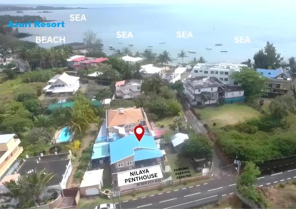 Nilaya Sea View Luxury Penthouse, Bbq, Sunrise, Sunset View & Remote Workspace - Mauritius