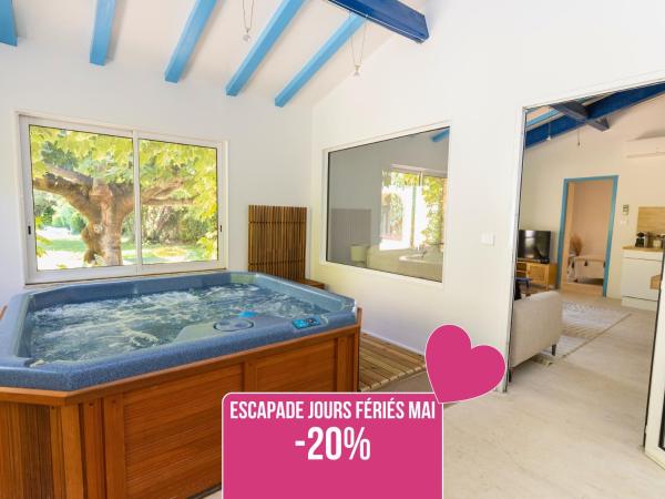 Escapade Provençale - Idéal Couple & Petite Famille - Jacuzzi Exclusif - 10min Avignon Et Château-neuf-du-pape - Jardin & Piscine - Parking Privé Gratuit - Entraigues-sur-la-Sorgue