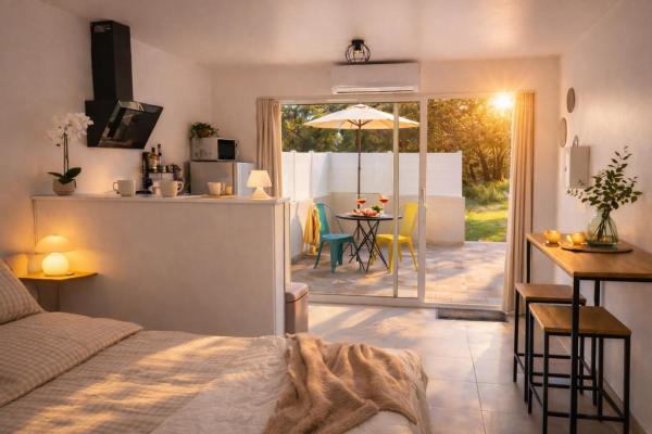 La Dolce Vita - Studios Cosy Avec Terrasse Au Soleil, Clim & Parking - Idéal Couple - Draguignan