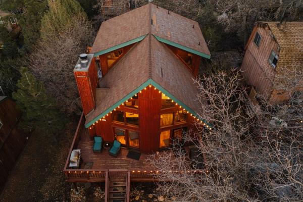 Stargazer A-frame, Firepit, Spa, Dogs Ok, By Lake - Big Bear Lake, CA