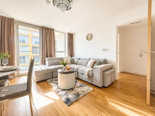 Central-modern 1-bed Apt,sleep 4 -Near Train Station & Easy Access To Central London & City Centre - Aéroport de Londres City (LCY)