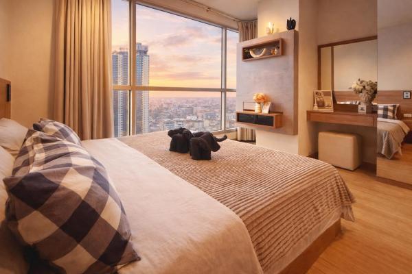 1 Minute To The Subway Entrance Mrt Huai Khwang Most Cozy Room In This City Central The Condo Has An Infinity Swimming Pool And Gym On The Top Floor - Bang Khen