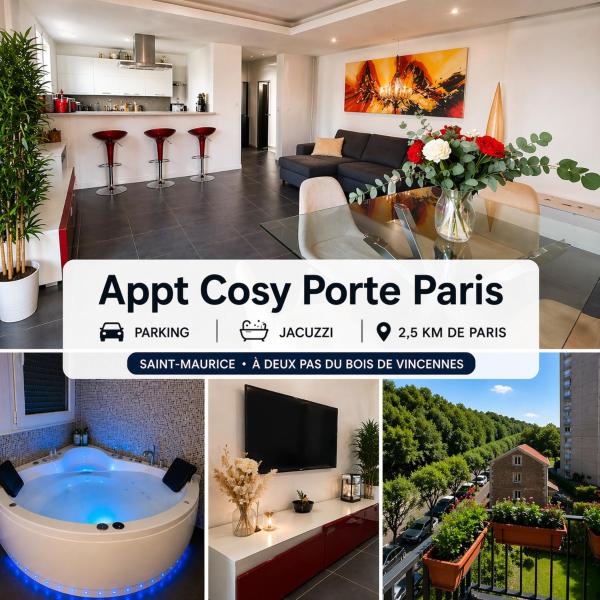 Appt Cosy Porte Paris Parc Fleural Et Parking - Vitry-sur-Seine