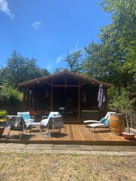 Air-conditioned Chalet With Pool Near Arcachon - Cap Ferret