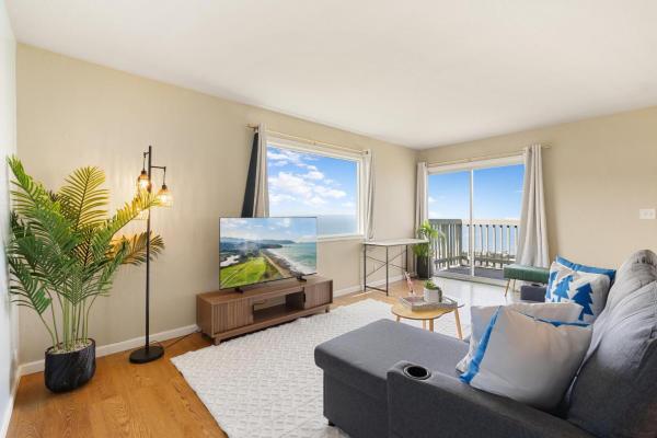 Oceanview 2br 1bath Retreat Balcony And Sunset Views - Lamas