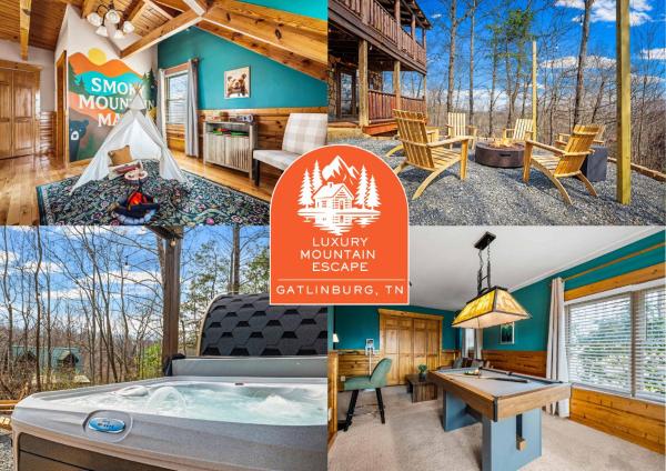 Luxe Mountain Escape - Fire Pit - Hot Tub - Sauna - Gatlinburg, TN