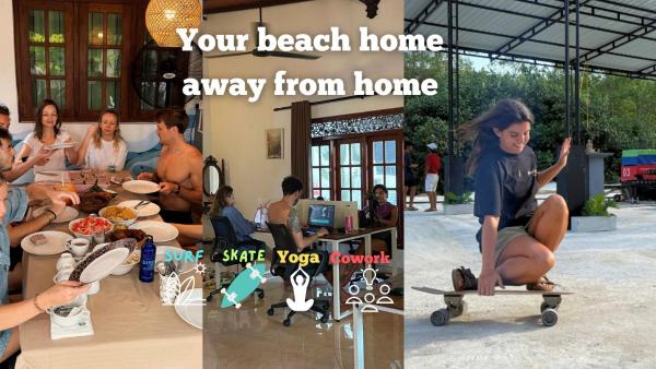 Surf And Retreat Hostel Weligama Srilanka -Coliving - Mirissa