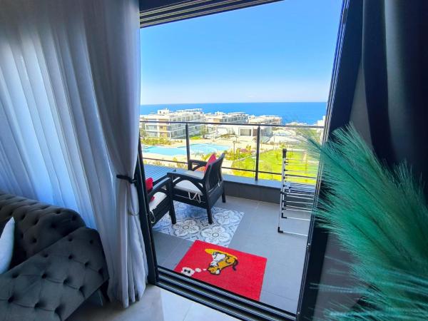 Luxury Sea & Pool View Apt At Caesar Cliff Esentepe - Northern Cyprus