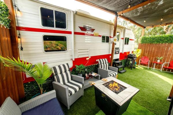 Bright Retro Family Trailer With Vintage Charm & Private Yard Near San Diego Attractions, El Cajon Ca - San Diego, CA