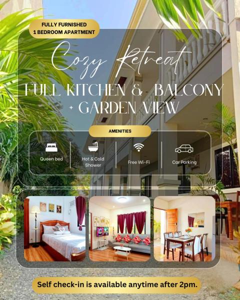 Retreat To A Stylish Flat W/ Balcony + Garden View - Philippines