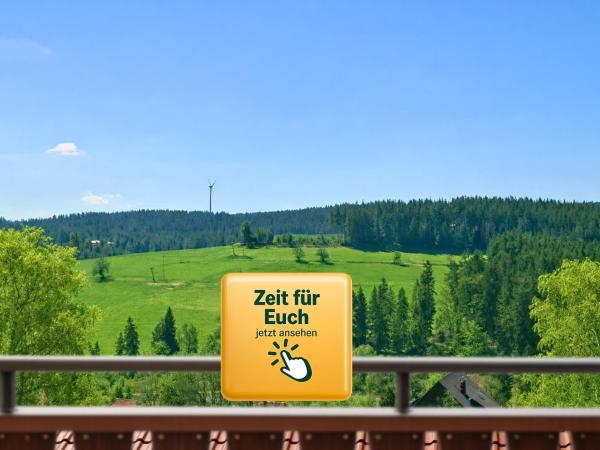 Sonnenseite Schonach - Private Infrarot-sauna - Ruhige Schwarzwald-ferienwohnung Nahe Triberg - 2 Schlafzimmer Auf 2 Etagen - Balkon Mit Weitblick - Bis 4 Gäste - Parkplatz - Triberg