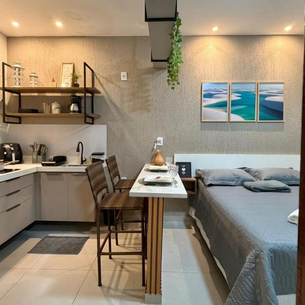 Vr Village - Apt 02 - Studio Completo Próximo Ao Shopping Da Ilha - São Luís