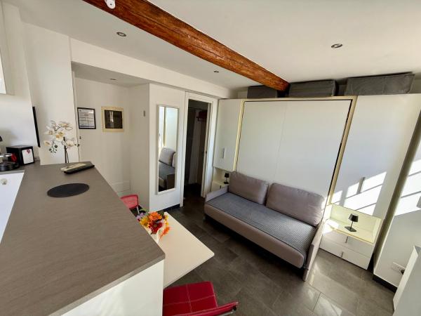 Petit Studio Vue Mer - Plage Rondelli (Menton)
