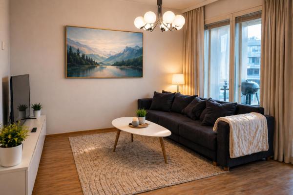 Modern 2br Near Oys Hospital, Sauna & Free Parking - Oulu