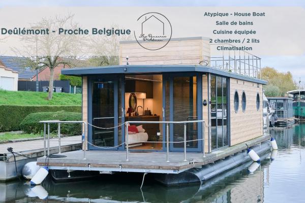 Boat'n Flandres - Houseboat Rooftop Proche Lille - Lille