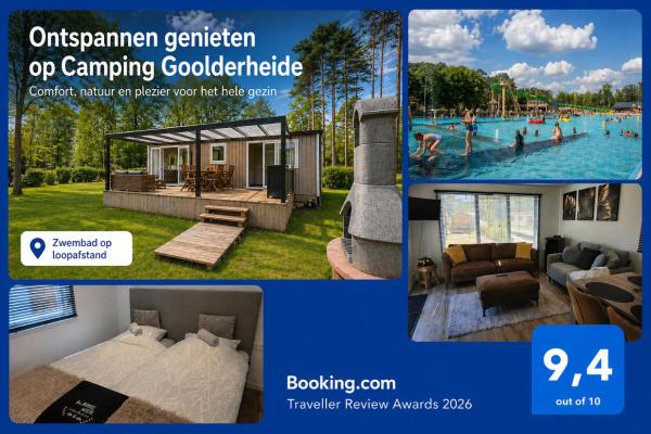 Luxe Chalet Voor Gezinnen In Familiepark Goolderheide Met Openlucht Zwembaden En Ruim Overdekt Terras 24m2 - Belgio