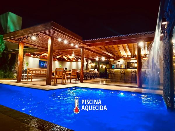 Recanto Quinta Das Palmeiras, Casa Com Piscina Aquecida, Até 16 Pessoas, Perto Do Thermas, Olímpia-sp - Olímpia