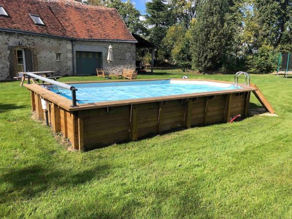 Longère 6 Pers, 3 Chambres Climatisées, Piscine Chauffée, Tours, France - Ballan-Miré