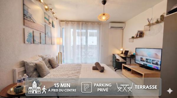 Airkeys Le Galice - Idéal Couple En Escapade Aix Culture & Détente - Terrasse Privée - Calme - Parking Gratuit - Bastide Cézanne En Face - Centre Aix 15min à Pied - Wifi Hd - Climatisation - Aix-en-Provence