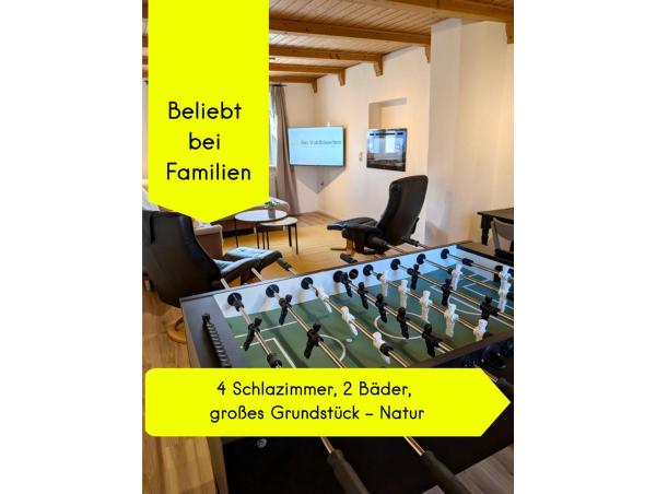 Das Waldhäuschen - Bis 10 Personen, 4 Schlafzimmer, 2 Bäder, Tischkicker, Kostenlose Parkplätze, Wlan, Smart-tvs - Warmensteinach