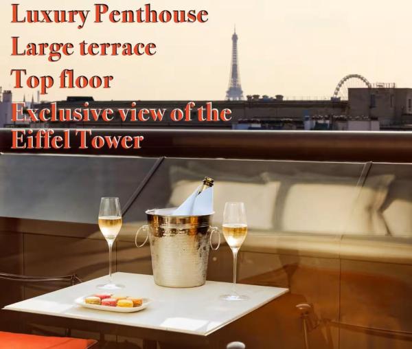Penthouse - Eiffel Tower View - Porte De Versailles - Parking - Issy-les-Moulineaux